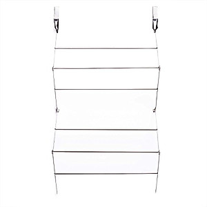 Homz Off the Off the Wall Organization Drying Rack, White