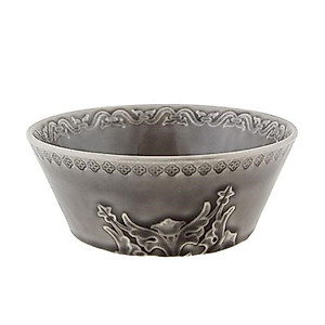 Bordallo Pinheiro Rua Nova Cereal Bowls, Anthracite, Set of 4