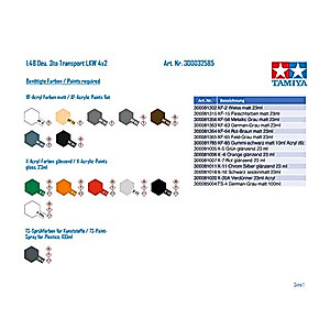 TAMIYA Models German 3 Ton 4x2 Cargo Truck Model Kit