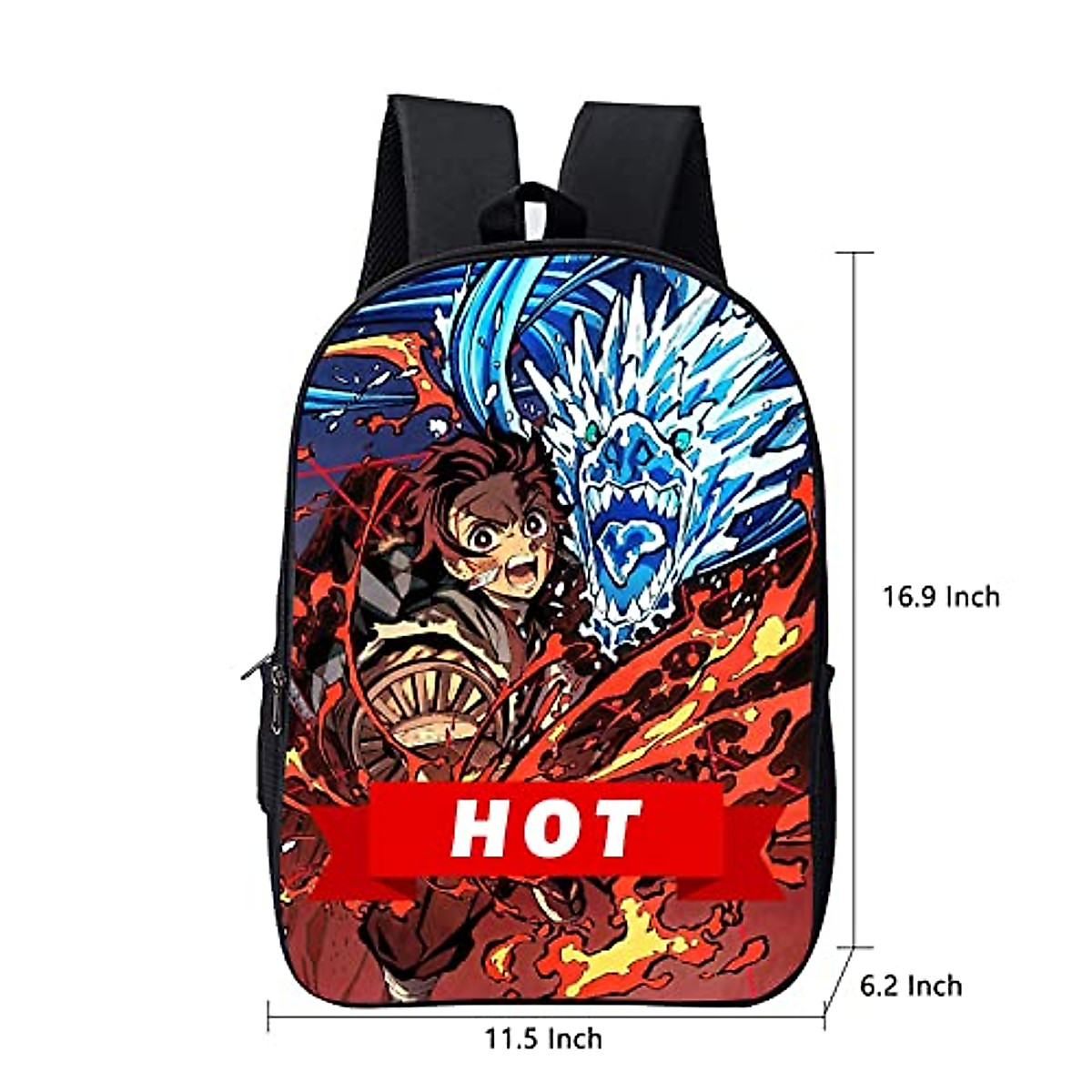 Boys and Girls Anime Backpacks,Travel Recreational Schoolbags Anime - 002