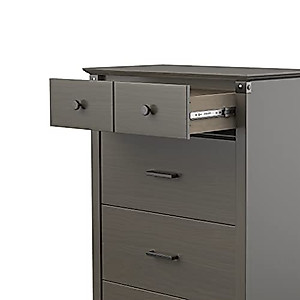 Child Craft Redmond 4-Piece Baby Nursery Set with 4-in-1 Convertible Crib, Changing Table Dresser, and Chest, Dapper Gray