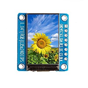 Taidacent HD Color Screen Generator Monitor St7789 Amoled IPS LCD SPI IPS Screen 8 Pins Small Tiny 135 * 240 1.14 Inch