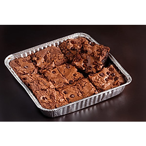 DecorRack 14 Aluminum Pan Disposable with Flat Board Lids, 2.25 Lb Heavy Duty Rectangular Tin Foil Pans, Perfect for Reheating Leftover Food, Baking, Roasting, Meal Prep, to-Go Containers (14 Pack)