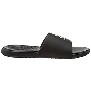 Under Armour Men's Ansa Fixed Strap Slide Sandal, Black (004)/Black, 9