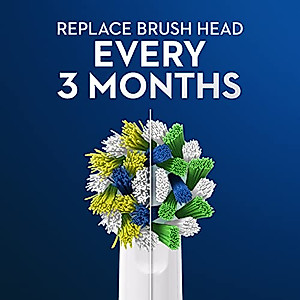 Oral-B CrossAction Electric Toothbrush Replacement Brush Heads Refill, 4ct (Packaging may vary)
