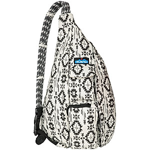 KAVU Organic Rope Bag Sling Crossbody Backpack - Stencil Trace