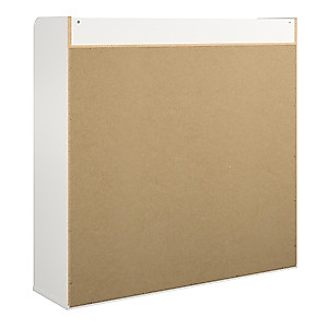 REALROOMS Jocelyn Kids Large Toy Storage Bookcase, White