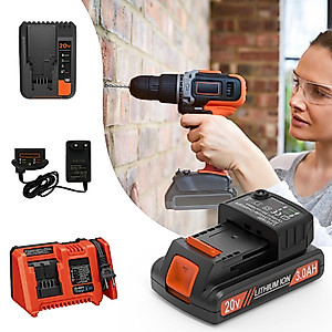 PEYESTEN 【2025 Newest】 2 Pack 3.0Ah 20v Replacement Battery Compatible with Black and Decker 20v Max LST BCBL LHT BESTA LCC Series Cordless Power Tools