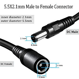 6ft (1.8m) SMAVCO 18V AC/DC Adapter for Hunter Douglas PowerView 2002000036 2989048000 Amigo 7806000000 - Female Connector: 2.1mm x 5.5mm Jack (Check Before Purchase)