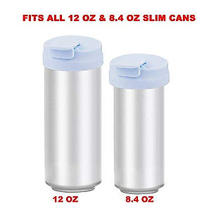 Silicone Slim Can Lids Beverage Can Cover Protector for Slim Can, Tall Skinny Can Beer Bottle, Soda, Energy Drink
