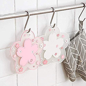 Durable Non-Slip Sakura Coffee Cup PVC Coaster Home Tea Coaster Bowl pad placemat Coaster(S)