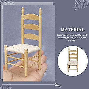 Decoraciones para Salas De Casa DIY Chair Model Doll House Decor Mini House Micro Landscape Chair Shape Decor Jewelry Accessories