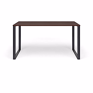 HON Basyx Commercial-Grade Executive Desk, 55", Walnut