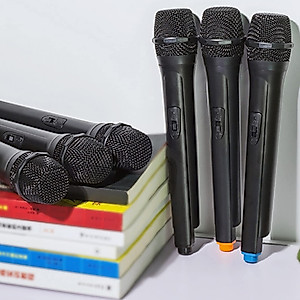 Ipetboom Simulated Microphone Toy, 1 Pc Fake Microphone Pretend Play Mic Microphone Karaoke Prop Fun Birthday Party Favors