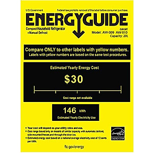 Nictemaw Mini Fridge, 20L Mini Refrigerator Large Capacity Compact Cooler and Warmer with Temperature Control, Single Door Mini Fridge Freezer for Cars, Road Trips, Homes, Offices & Dorms