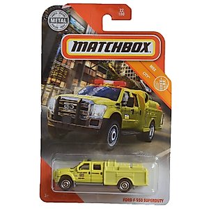 Matchbox Ford F 550 Superduty 22/100, neon Yellow