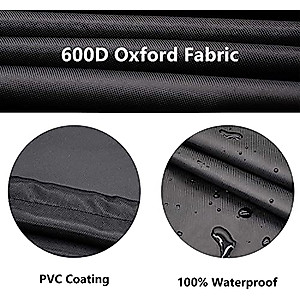 40 Inch Electric Smoker Cover for Masterbuilt Electric Smoker, 600D Heavy Duty Waterproof Square Smoker Cover, Special Fade and UV Resistant Material (28”W x 22”D x 39”H)