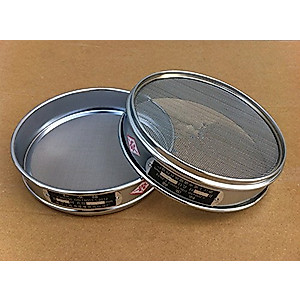 200 Mesh 0.074mm Aperture Lab Standard Test Sieve Stainless Steel 20cm