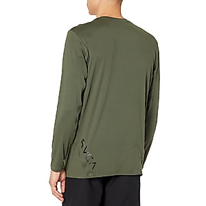 RVCA Mens Sport Vent Long Sleeve Tee - Dark Olive | Small