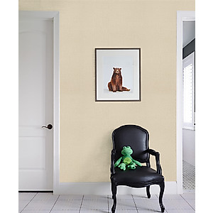 Guvana Contact Paper Khaki Grasscloth Textured Wallpaper Peel and Stick Wallpaper Embossing Contact Paper Self Adhesive Wallpaper Faux Linen Removable Wallpaper for Bedroom Cabinets Decor 15.7"x118"