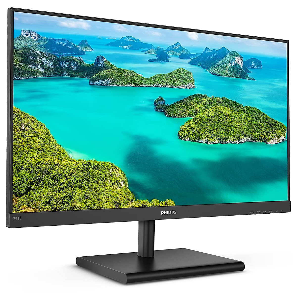 Philips Computer Monitors "241E1S 24" Frameless Monitor, 1920x1080 Full HD IPS, 106% sRGB, 75Hz, FreeSync, VESA, 4Yr Advance Replacement", black (Renewed)