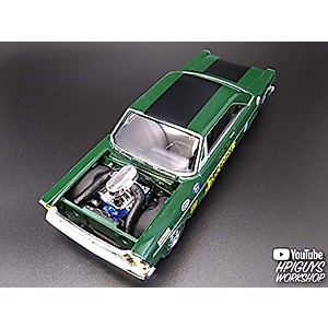 AMT 1965 Ford Galaxie Jolly Green Gasser 1:25 Scale Model Kit (AMT1192)