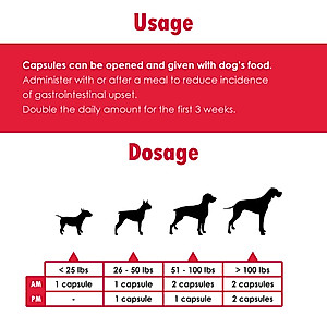 Pet Health Solutions Joint MAX Double Strength (DS) Capsules for Dogs, Glucosamine, Chondroitin, Vitamins and Antioxidants, Hip and Joint Pain Relief and Support Supplement - Made in USA, 120 Tablets