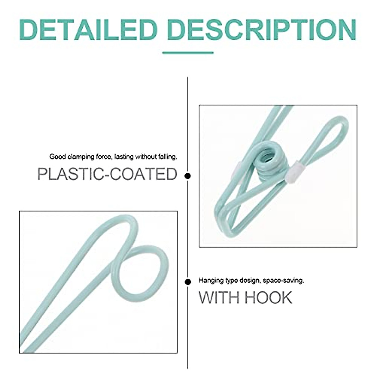 DOITOOL Towel Hooks Towel Hooks 10pcs Windproof Clothespins with Hook Green Clothes Hook Holding Clothes Shoes Socks Gloves for Home Door Wall Cloth Hanger Towel Hook Towel Hook