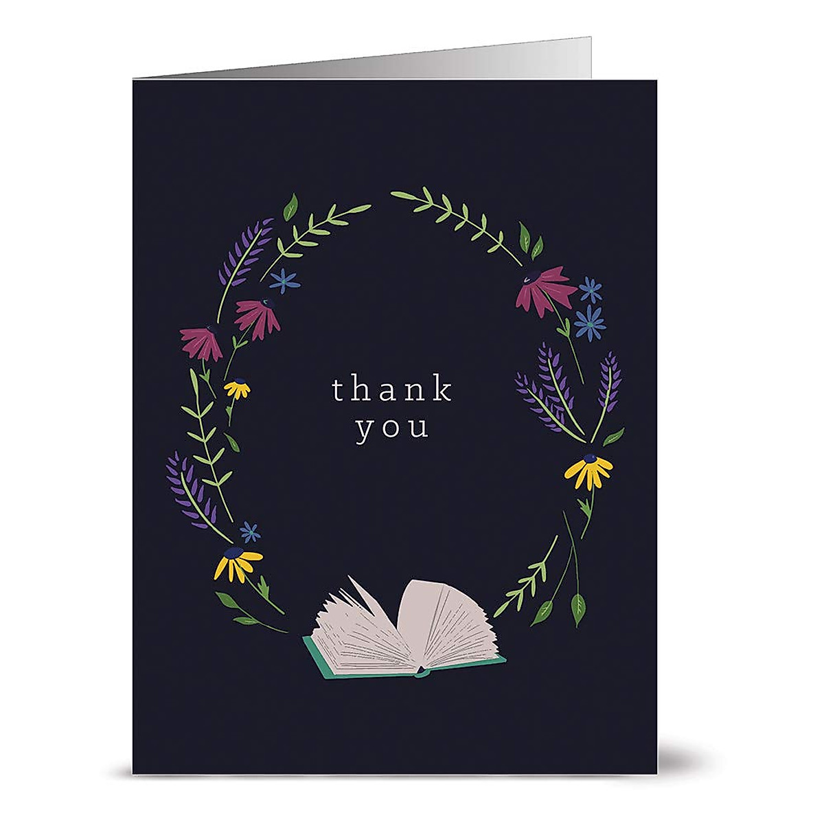 Note Card Cafe Thank You Cards with Envelopes | 72 Pack | Blank Inside, Glossy Finish | 6 Love of Reading Thank You Designs | Assorted Set for Greeting Cards, Occasions, Birthdays, Gifts