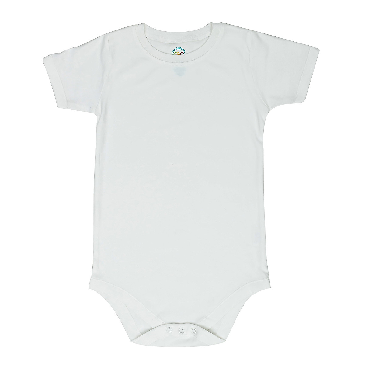 CBObaby 4T 5T 6T Toddler Bodysuit Short Sleeve Round Crew Neck 3-pack (6T)