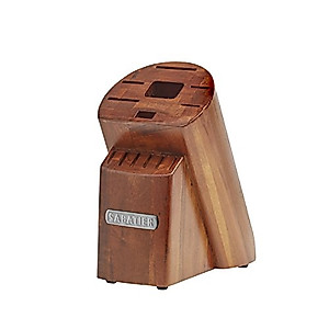 Sabatier 14-Piece Stainless Steel Hollow Handle Knife Block Set, Acacia