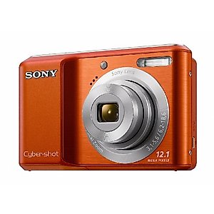 Sony DSC-S2100 12.1MP Digital Camera with 3x Optical Zoom with Digital Steady Shot Image Stabilization and 3.0 inch LCD (Orange)