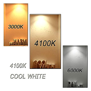 Accway (4 Pack) F10T8/CW 4100K Linear Fluorescent Light Bulb,T8 Type Straight Tube 10Watts Cool White, G13 Medium Based, 13.5 inch MOL