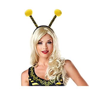 Liatunou Bee Tentacle Headbands,Cute Bee Headpiece Antenna Headband for Women Girls Halloween Christmas Party Favors
