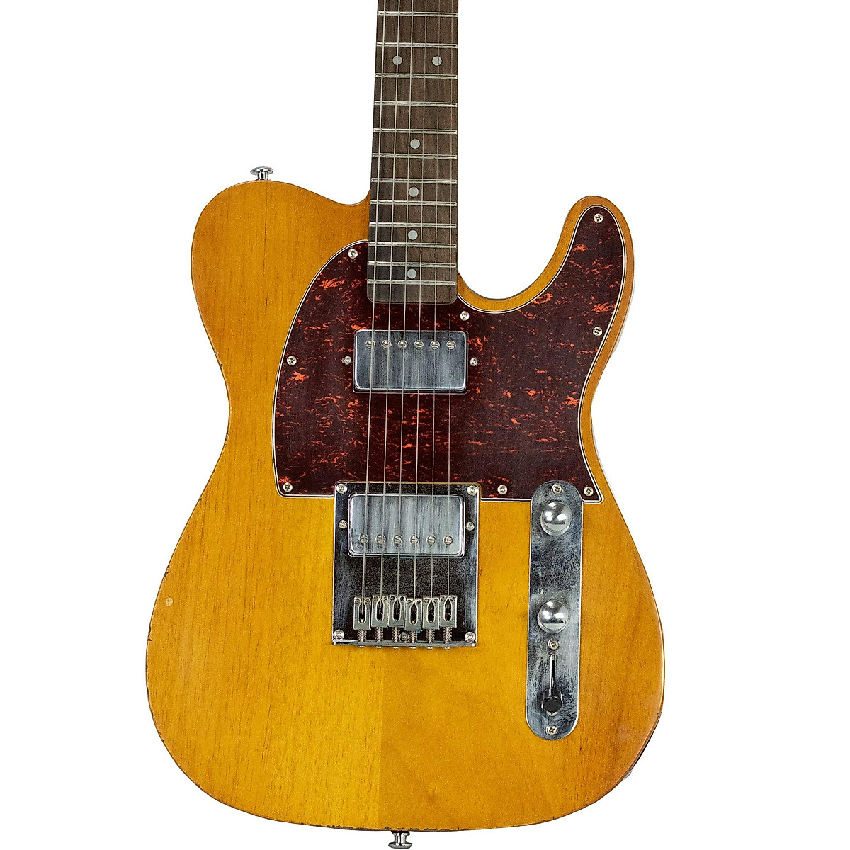 Sawtooth ET Relic Electric Guitar, Natural Retro Pack