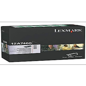 Lexmark 12A7460 T630 T632 T634 X630 X632 X634 Toner Cartridge (Black) in Retail Packaging