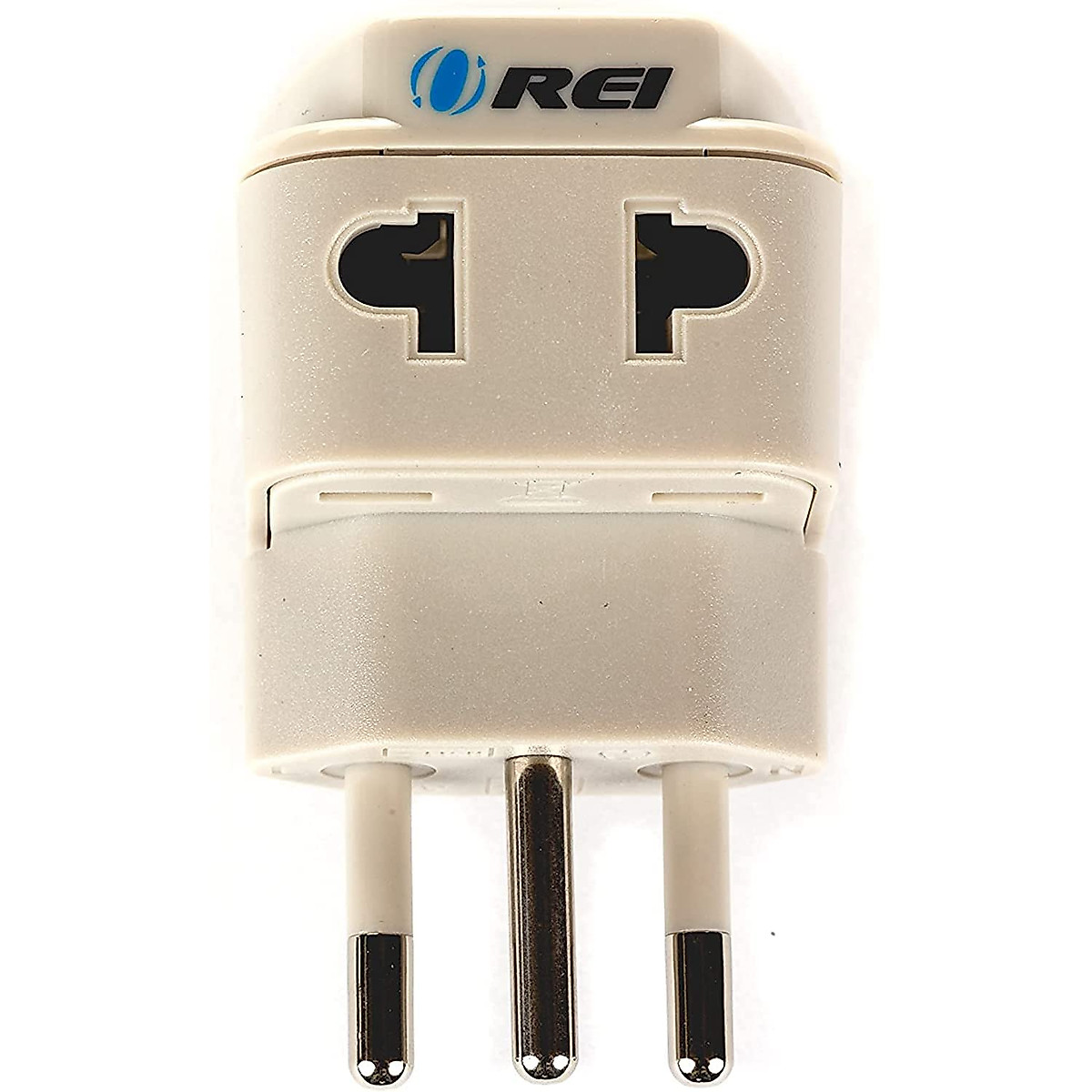 OREI US to Brazil Plug Adapter - Type N Travel Adapter for Brazil - Universal 2 in 1 - CE Certified - RoHS Compliant - White (DB-11C)