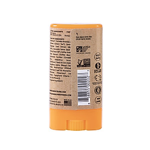 Raw Elements Tinted Face Stick All-Natural Mineral Sunscreen | Non-Nano Zinc Oxide, 95% Organic, Very Water Resistant, Reef Safe, Non-GMO, Cruelty Free, SPF 30+, All Ages Safe, Moisturizing, 0.5oz