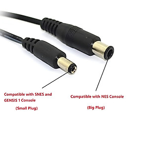 WICAREYO AC Power Supply Adapter for NES, SNES, Genesis1