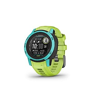 Garmin Instinct 2S, Surf-Edition, Smaller-Sized GPS Outdoor Watch, Surfing Features, Multi-GNSS Support, Tracback Routing, Waikiki