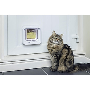 SureFlap Microchip Cat Door Connect, 5.13" L X 5.63" W X 4.75" H, Small, White