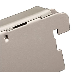 Knape & Vogt Closet Culture Organization System with 4 Driftwood Wood Shelves, 6 feet