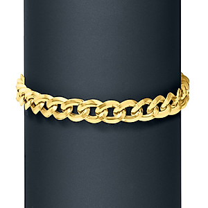 Ross-Simons Italian 14kt Yellow Gold Curb-Link Bracelet. 8 inches