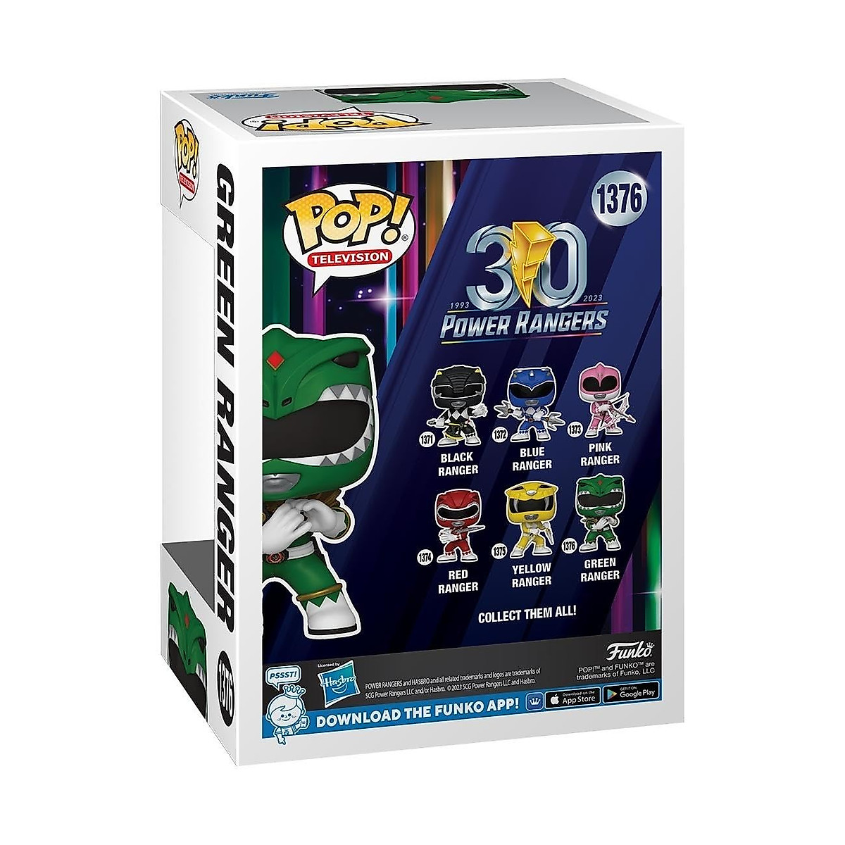 Funko Pop! TV: Mighty Morphin Power Rangers 30th Anniversary - Green Ranger