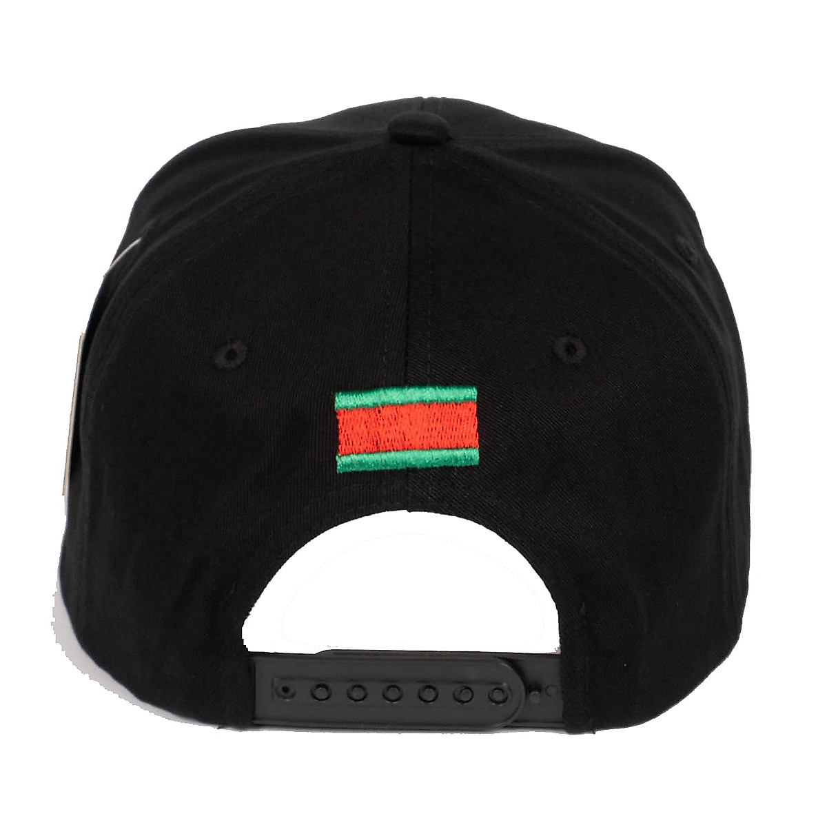 Mexican Hat Mexico State Federal Name Embroidered Snapback Flat Bill Baseball Cap (State-Michoacan) Black
