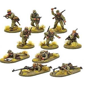 Bolt Action Afrika Korps German Grenadiers Western Desert 1:56 WWII Military Wargaming Plastic Model Kit