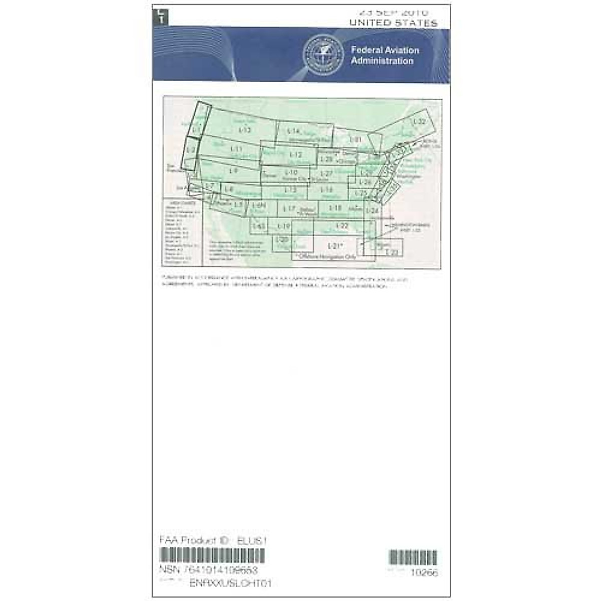 FAA Chart: Enroute Low Altitude L1/2 ELUS1 (Current Edition)