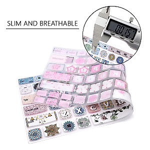 WYGCH Silicone Keyboard Cover for Lenovo IdeaPad ThinkPad E430,E430C,E435,E330,E335,E445,E435,S430,L330,T430U Protector Skin-Bohemian Style