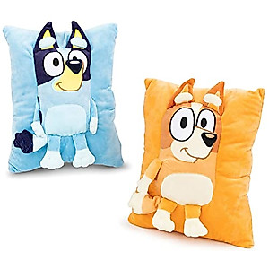 Bluey Snuggle Pillow - Super Soft Plush Decorative Throw Pillow - Measures 15 Inches (Official Bluey Product)