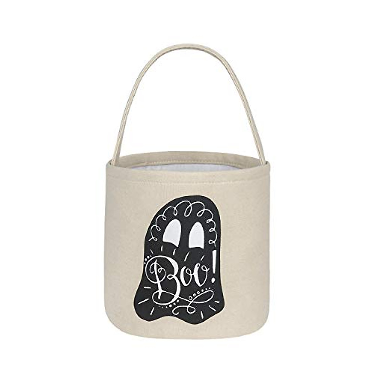 3 Pcs Halloween Trick or Treat Bucket - Candy Basket Tote Bag for Kids（Magic Hat, Ghost, Bat）